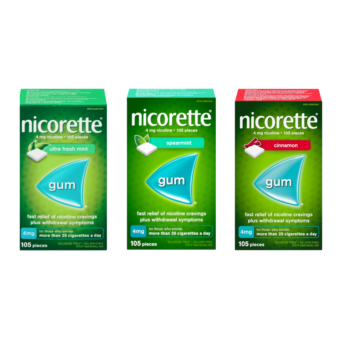 Nicorette Quit Smoking Bundle – 3 Pack – Symington Pharmacy