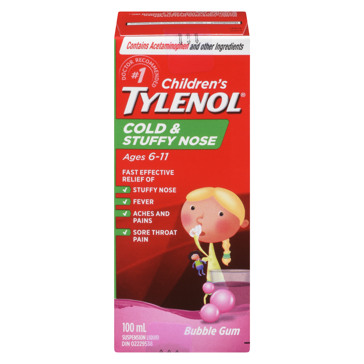 Tylenol Cold & Stuffy Nose 100ml – Symington Pharmacy