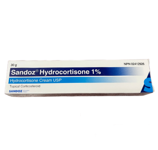 Sandoz Hydrocortisone 1% Cream 30g – Symington Pharmacy