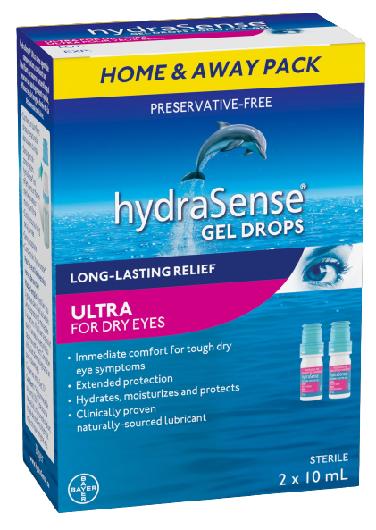 HydraSense Ultra Eye Drops For Dry Eyes, 2 x 10 mL – Symington Drugs ...