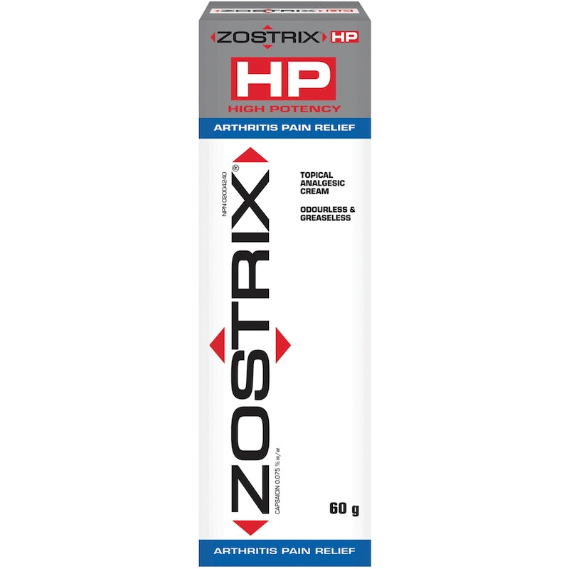 Zostrix HP Pain Relief Cream 0.075% - 60g – Symington Drugs Pharmacy