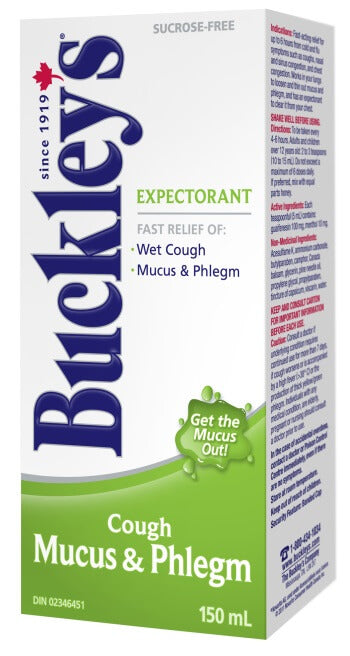 Buckley's Mucus & Phlegm Syrup, 150 mL – Symington Pharmacy