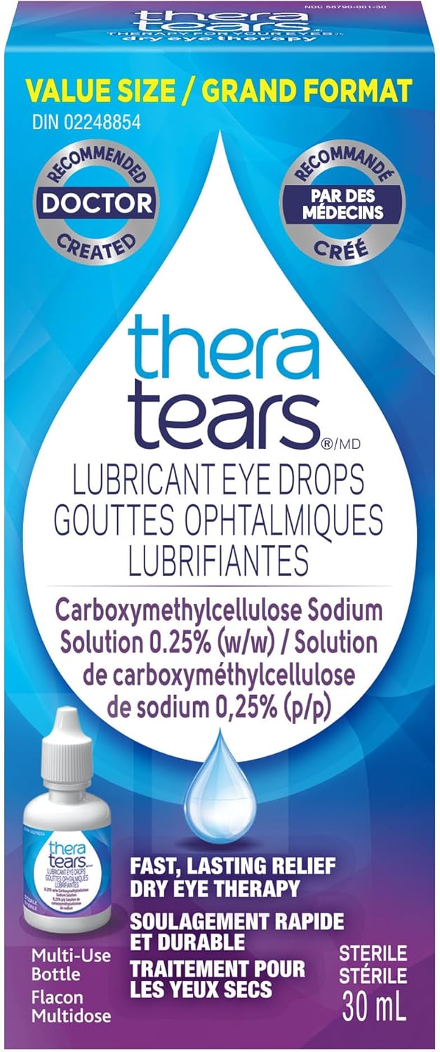 Thera Tears Lubricating Eye Drops for Dry Eyes, 30 mL – Symington Pharmacy