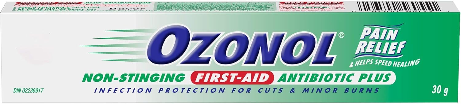 Ozonol Antibiotics Plus Non-Stinging First Aid Ointment 30g – Symington ...