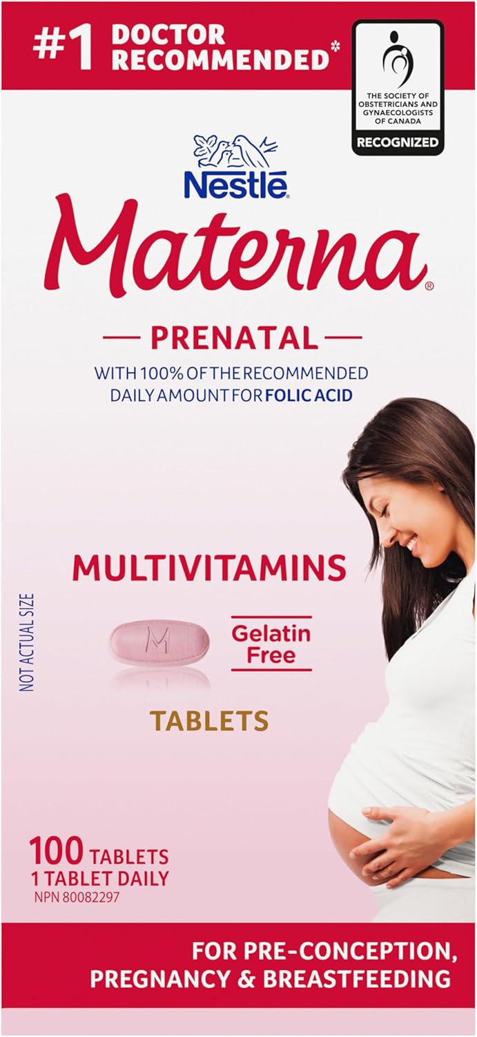 Nestlé Materna Prenatal Multivitamins, 100 Tablets – Symington Pharmacy