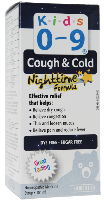 Kids 0-9 Night Syrup, 100 mL – Symington Pharmacy