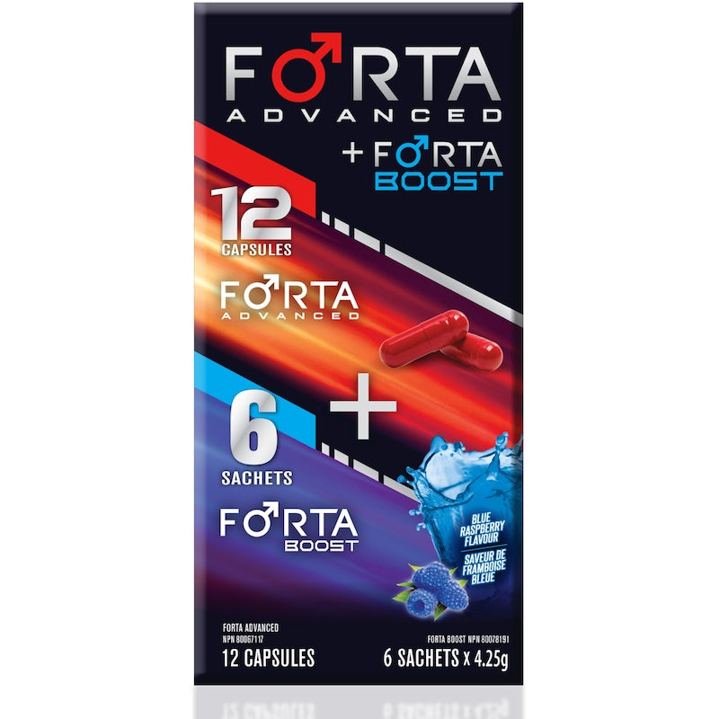 Forta Advanced + Boost – 12 Capsules + 6 Sachets – Symington Pharmacy