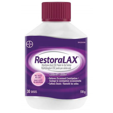 RestoraLAX Polyethylene Glycol 3350 Powder 510g – Symington Pharmacy