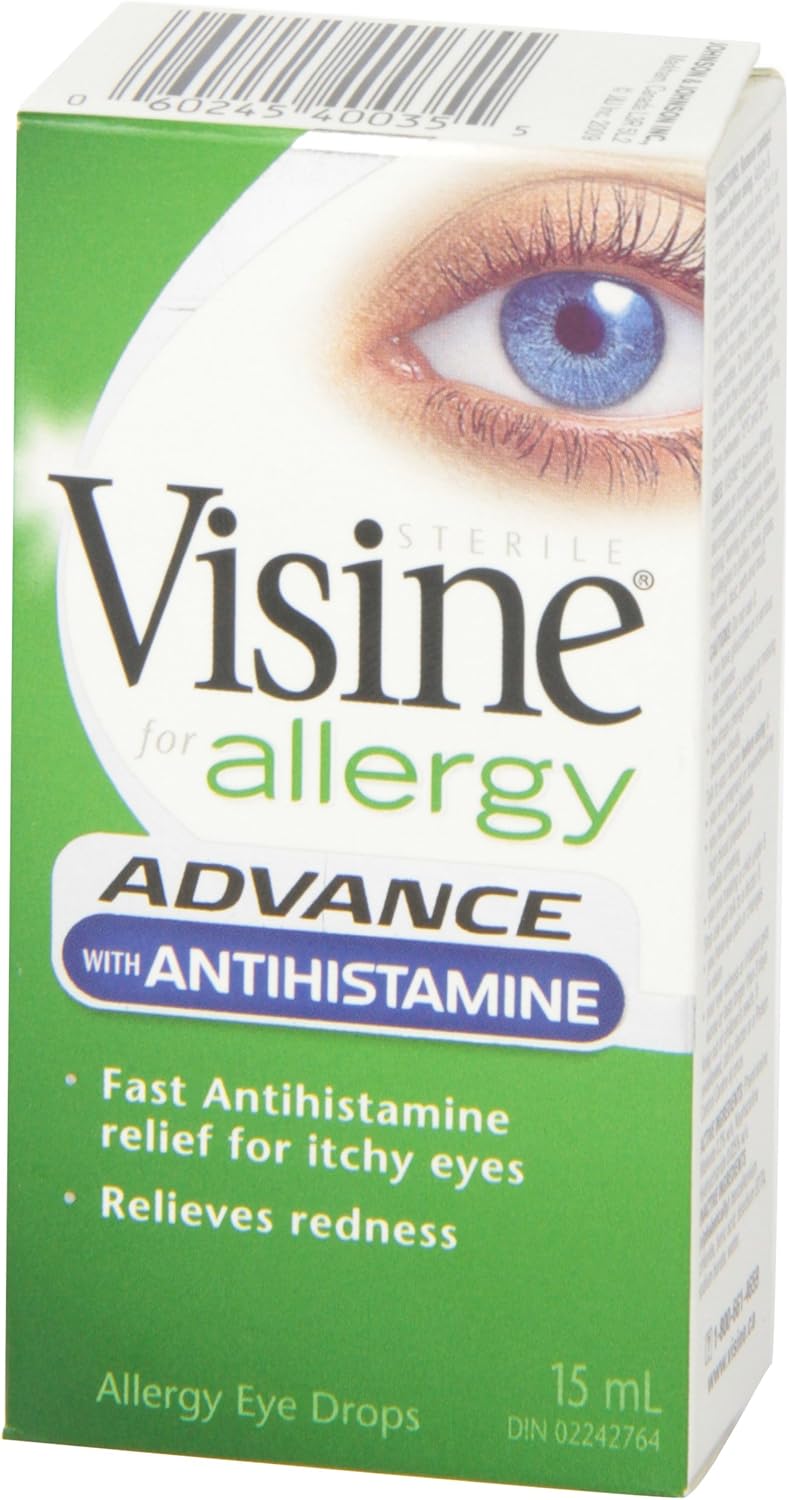 Visine Advance with Antihistamine Allergy Eye Drops, 15 mL – Symington ...
