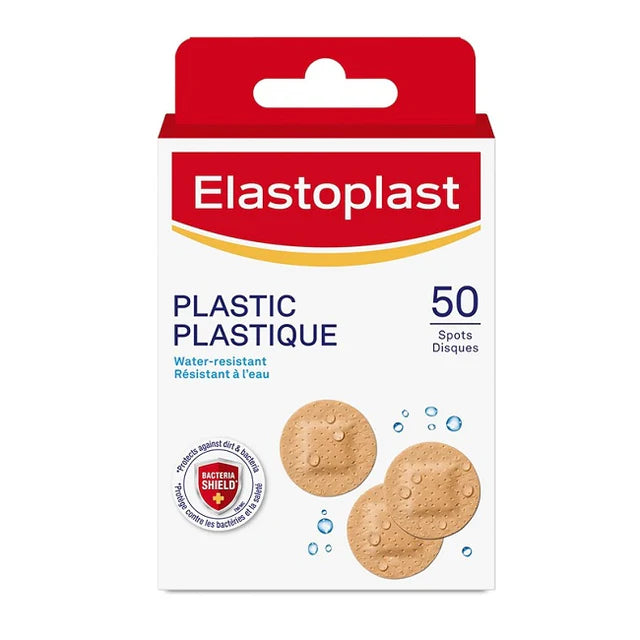 Elastoplast Plastic Spots – 50 Count – Symington Drugs Pharmacy