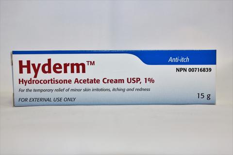 Hyderm 1% Cream 15g – Symington Drugs Pharmacy