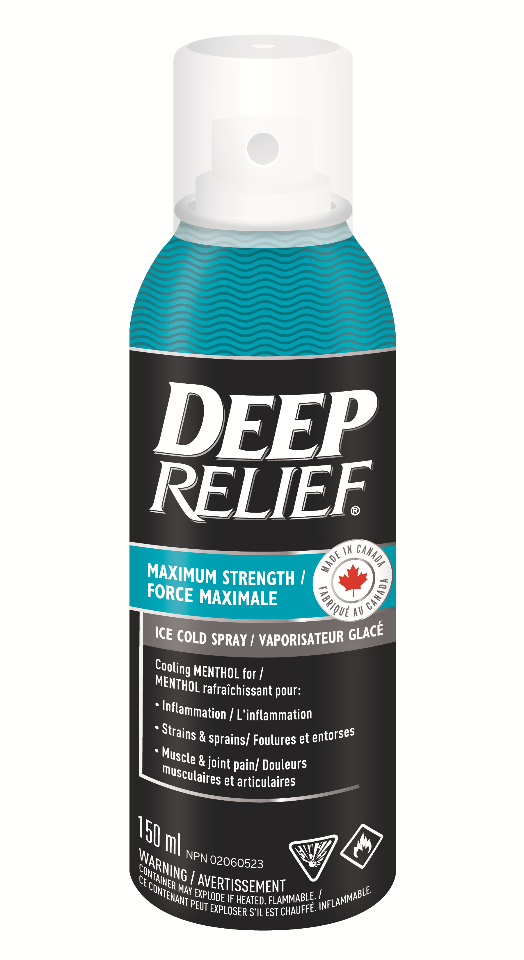 Deep Relief Maximum Strength Ice Cold Spray – 150 mL – Symington Drugs ...