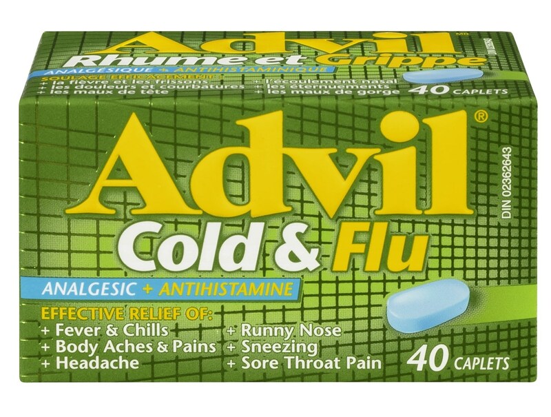 Advil Cold & Flu Caplets - 40 Caplets – Symington Pharmacy