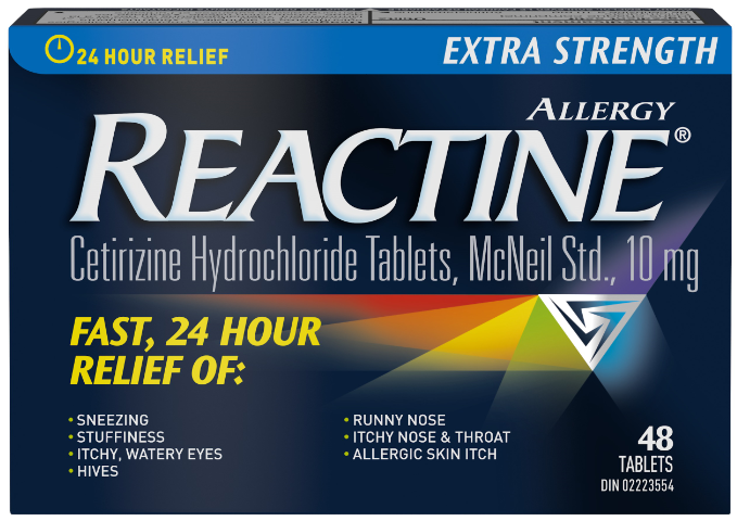 Reactine Extra Strength Antihistamine Tablets - 48 Count – Symington ...
